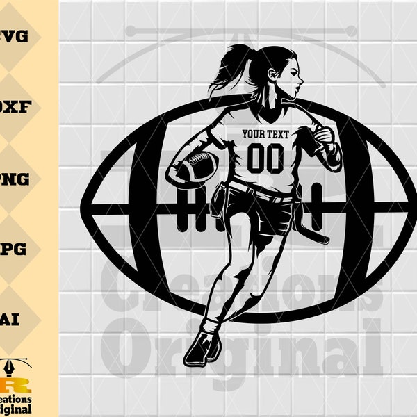 Football Girl - Etsy