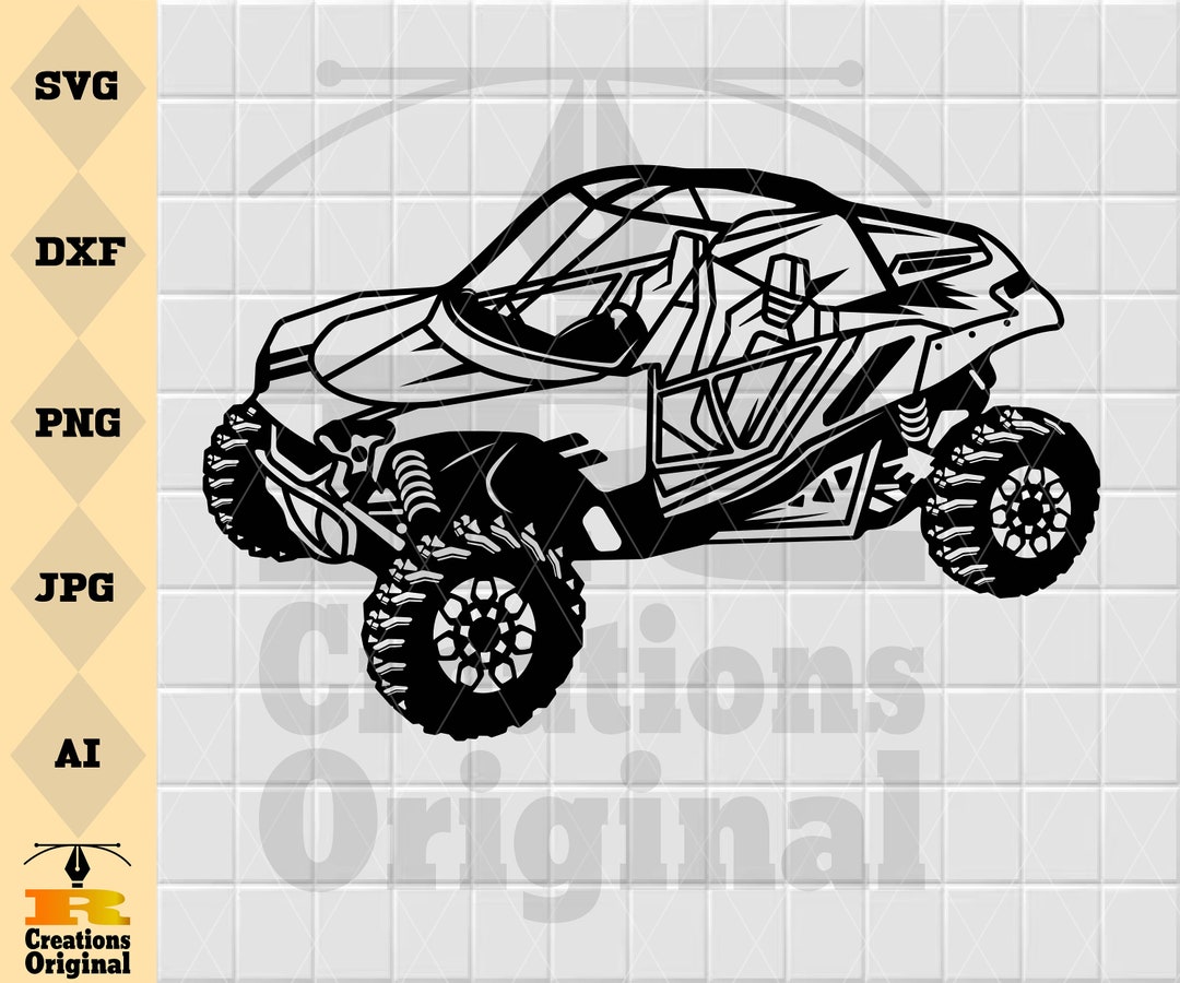 RZR Atv Svg | Atv Svg File | Dirty 4 Wheels | RZR Atv Svg | Atv Decal ...
