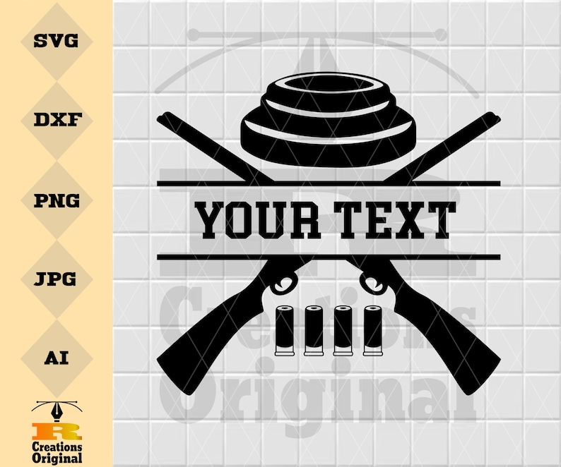 Clay Targets and Shotgun Shells Svg | Trapshooting Svg | Skeet Shooting ...