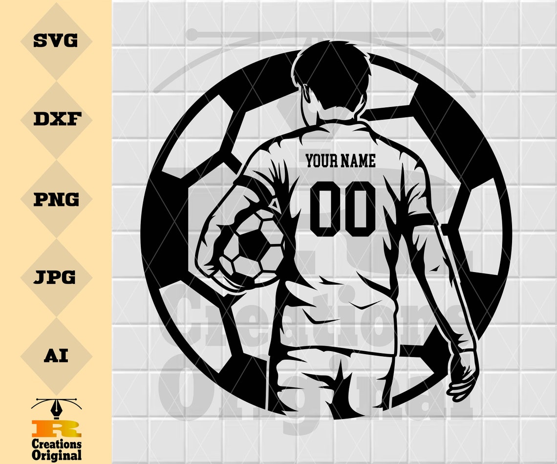 Soccer Player Svg Soccer Boy Svg Soccer Dad Svg Soccer Svg Soccer Ball ...
