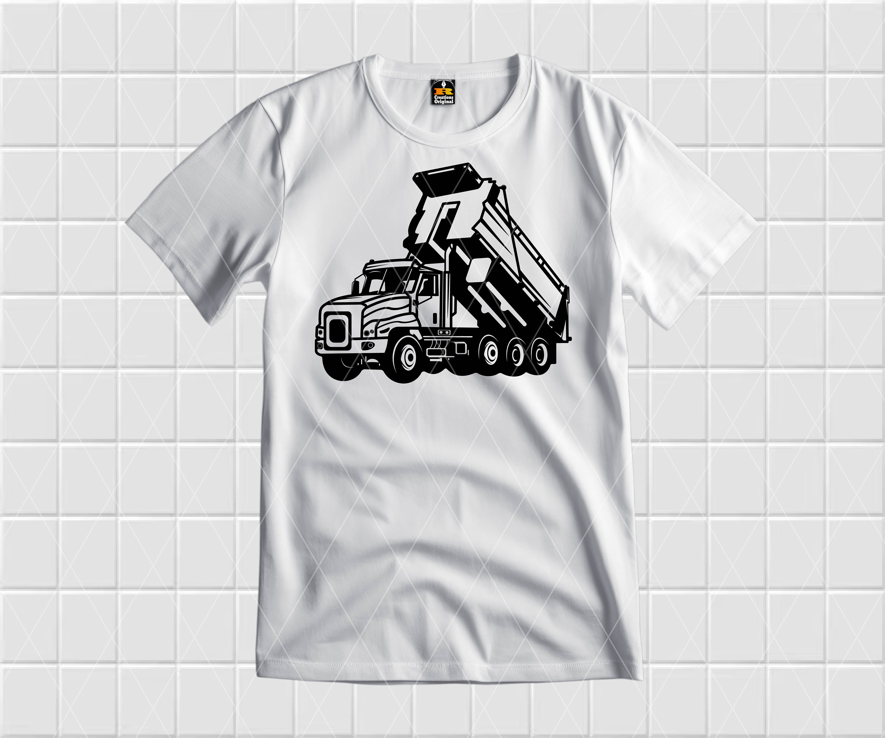 Trucker SVG | Truck Shirt | Dump Truck Files for Cricut | Dump Truck ...