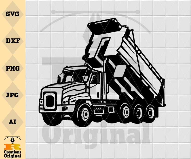 Trucker SVG | Truck Shirt | Dump Truck Files for Cricut | Dump Truck ...