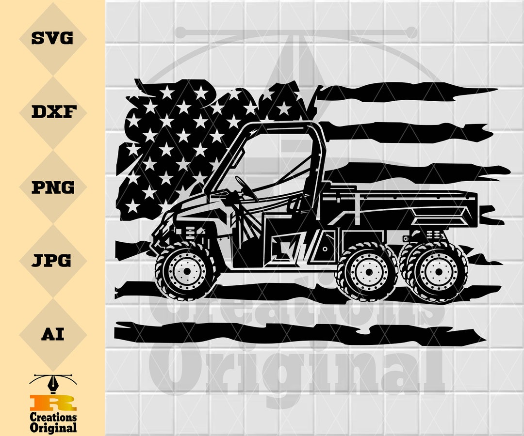 Us Polaris Ranger Svg |us Polaris Ranger Clipart | ATV Ranger Svg | 4 ...