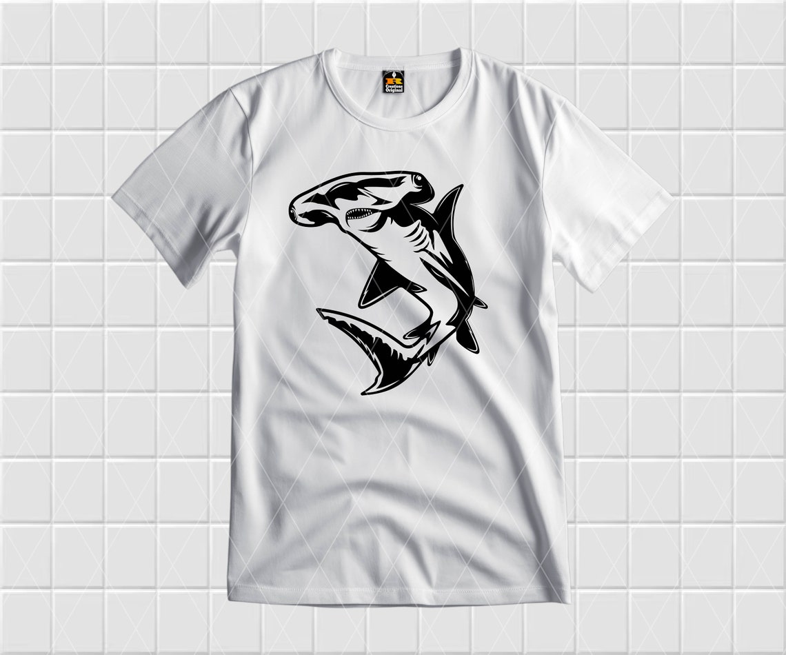 Hammerhead Svg | Shark Svg | Shark Design Svg | Shark Silhouette ...