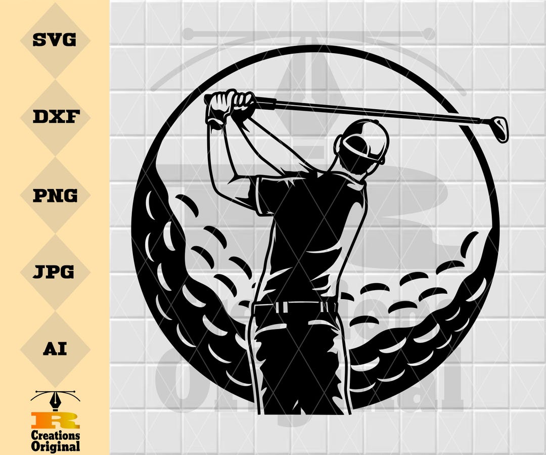 Golf Player Svg | Golf Svg | Golf Dad Svg | Golf Club Svg | Golfing Svg ...