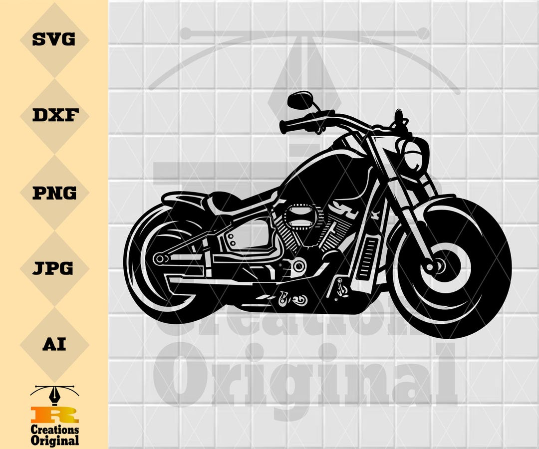 Bigbike Motorcycle Svg | Motorcycle Svg | per Vector Images ...