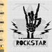 Rockstar Skeleton Svg | Rockstar Skeleton Hand Svg | Rockstar Svg ...