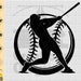 Baseball Player Svg | Silhouette Svg | Baseball Team Svg | Baseball Dad ...