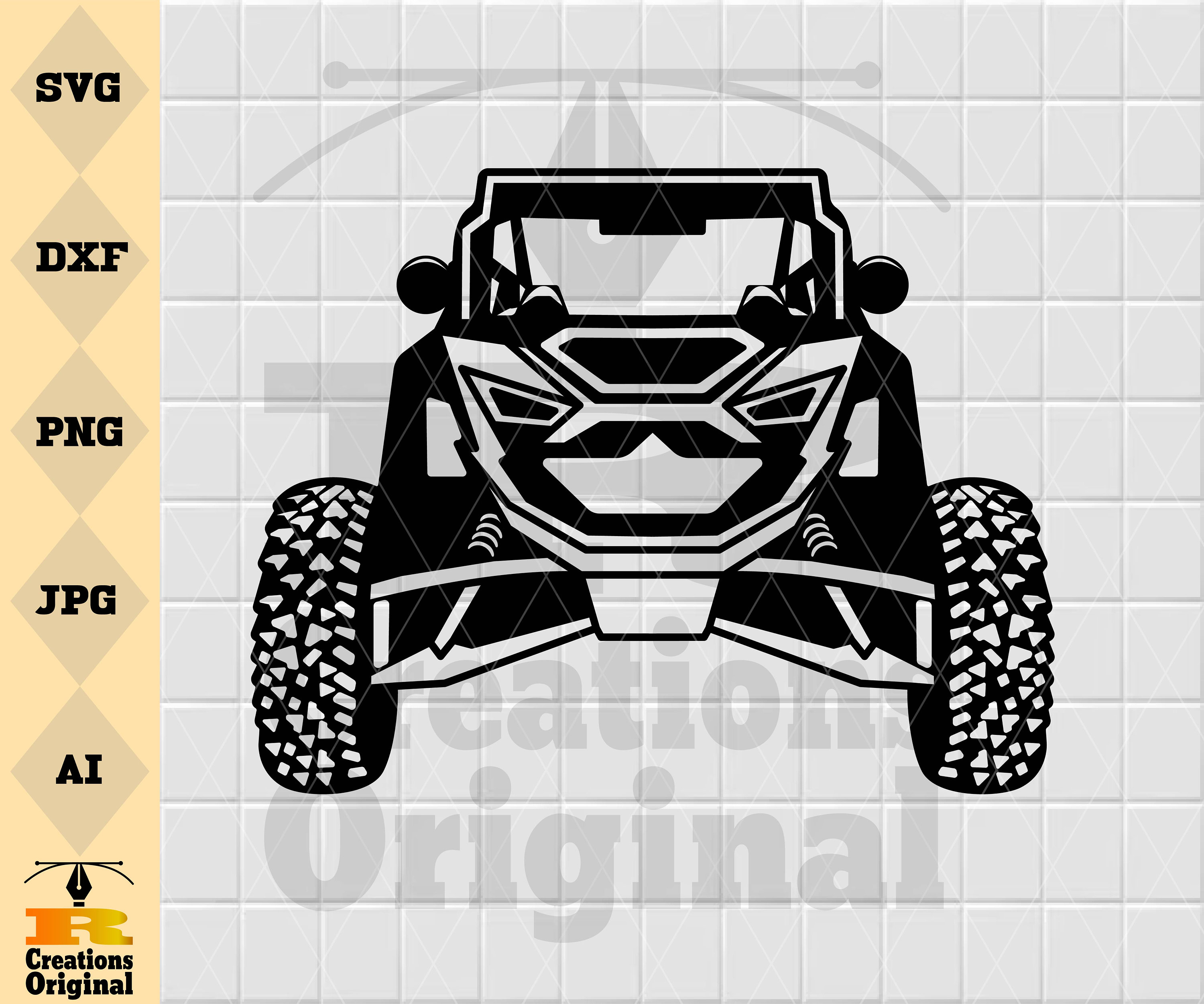 RZR Atv Svg | Atv Offroad Svg | Dirty 4 Wheels | Atv Svg File | Quad ...