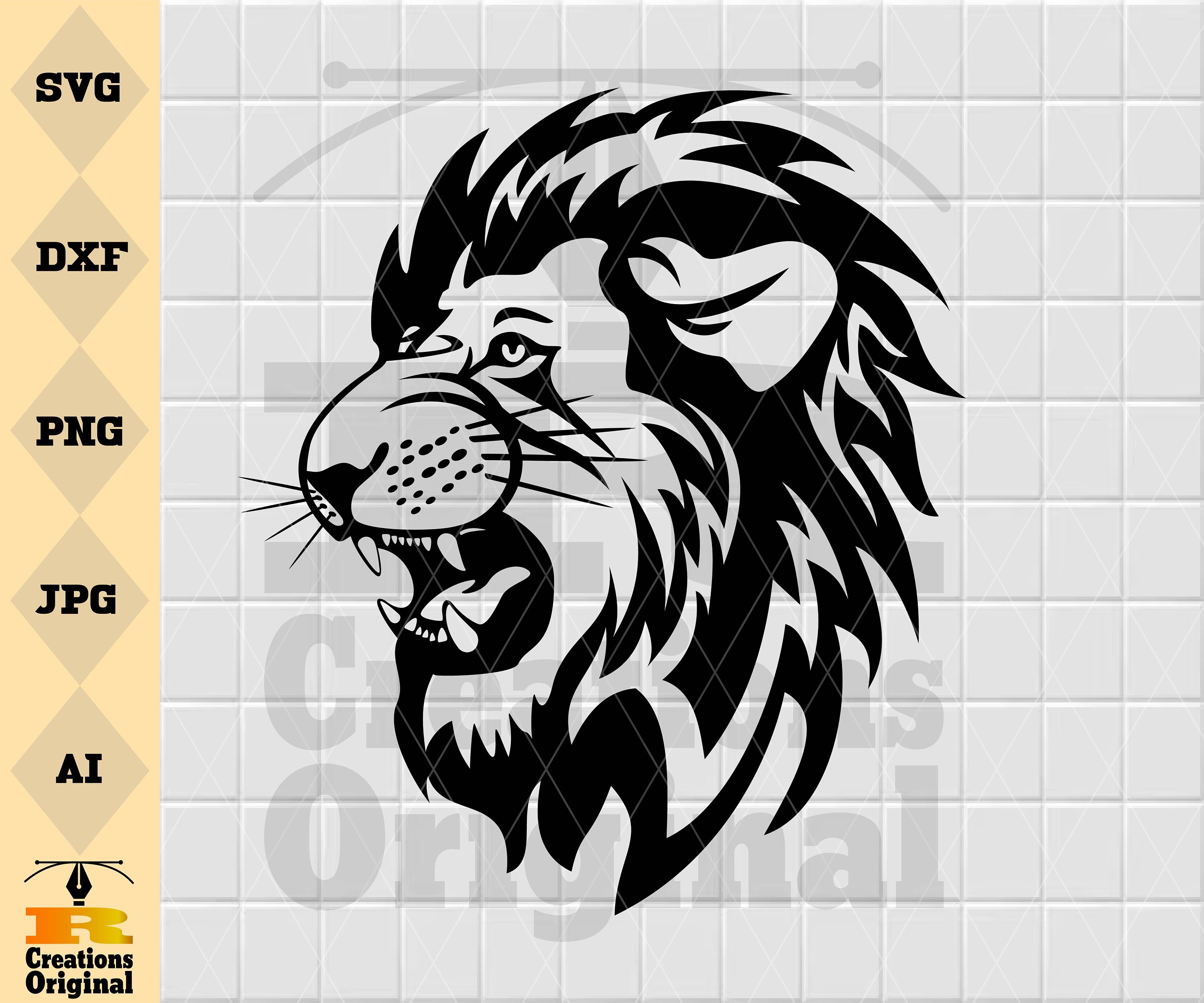 Lion Silhouette Clipart Lion Face Svg Lion Head Svg Lion Svg Lion King ...