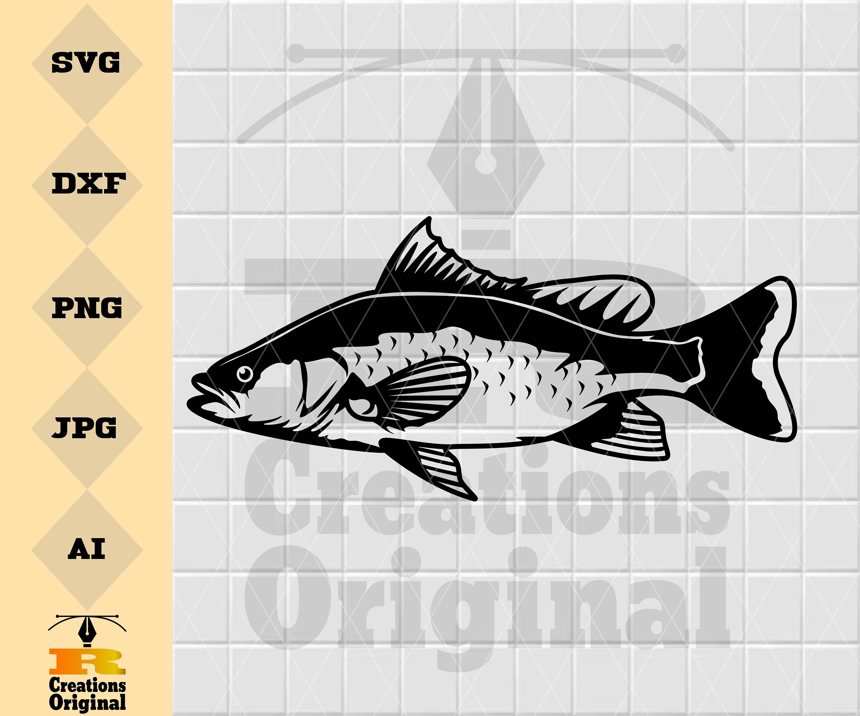 Red Drum Svg | Red Drum Fish Svg | Red Drum Fish Clipart | Fish Cutfile ...