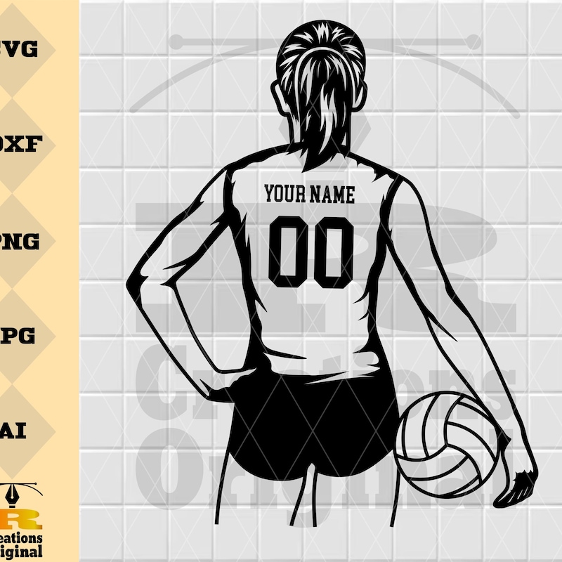 Volleyball Player - Etsy
