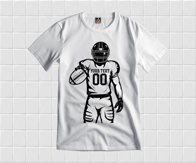 Football Player Svg Personalized Name Football Name Svg Football Shirt ...