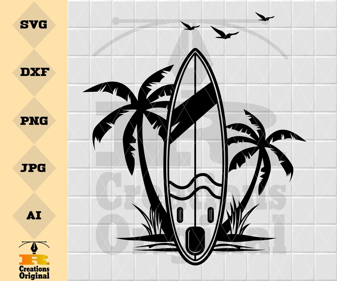 Surfboard Svg Png | Surfing Svg | Surfer Svg | Summer Vibes Svg | Ocean ...