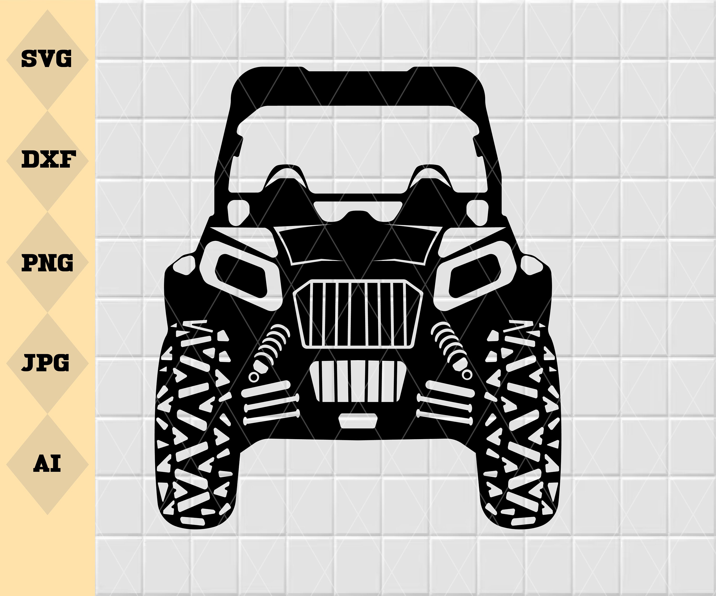 RZR Atv Svg Atv Offroad Svg Dirty 4 Wheels Atv Svg File Atv Decal ...