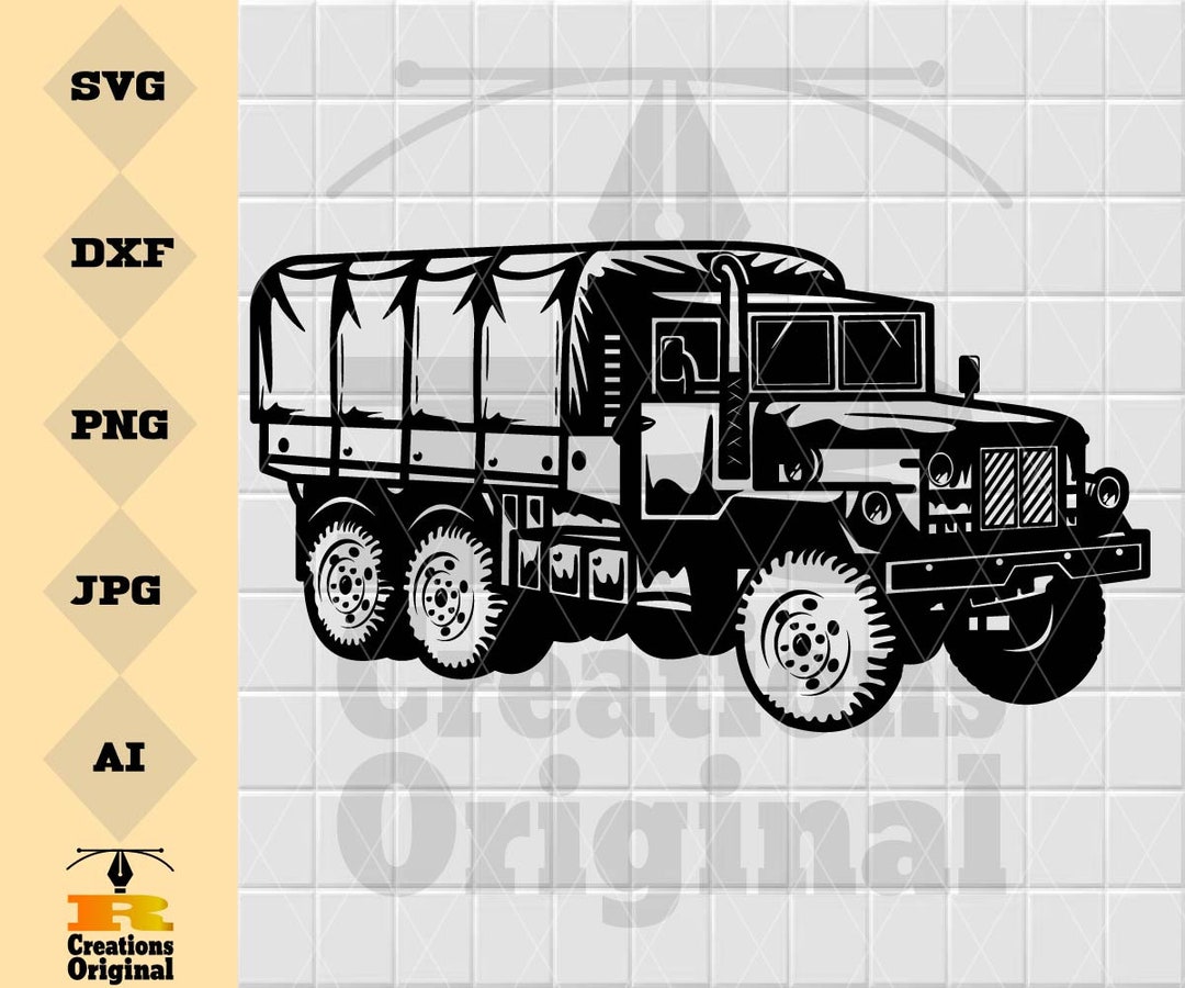 Soldier Truck Svg | File Svg Army Truck SVG | Military SVG | Soldier ...