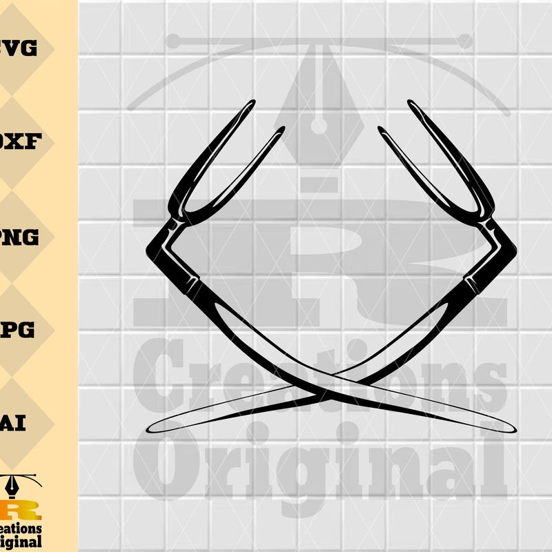 Rooster With Knifes Svg - Etsy