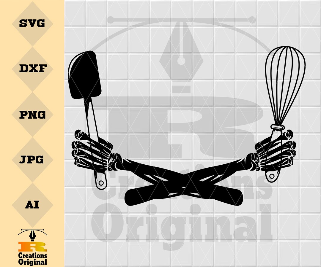 Cooking Svg | Skeleton Arms Baking Svg | Bake Svg | Baker Shirt Vinyl ...