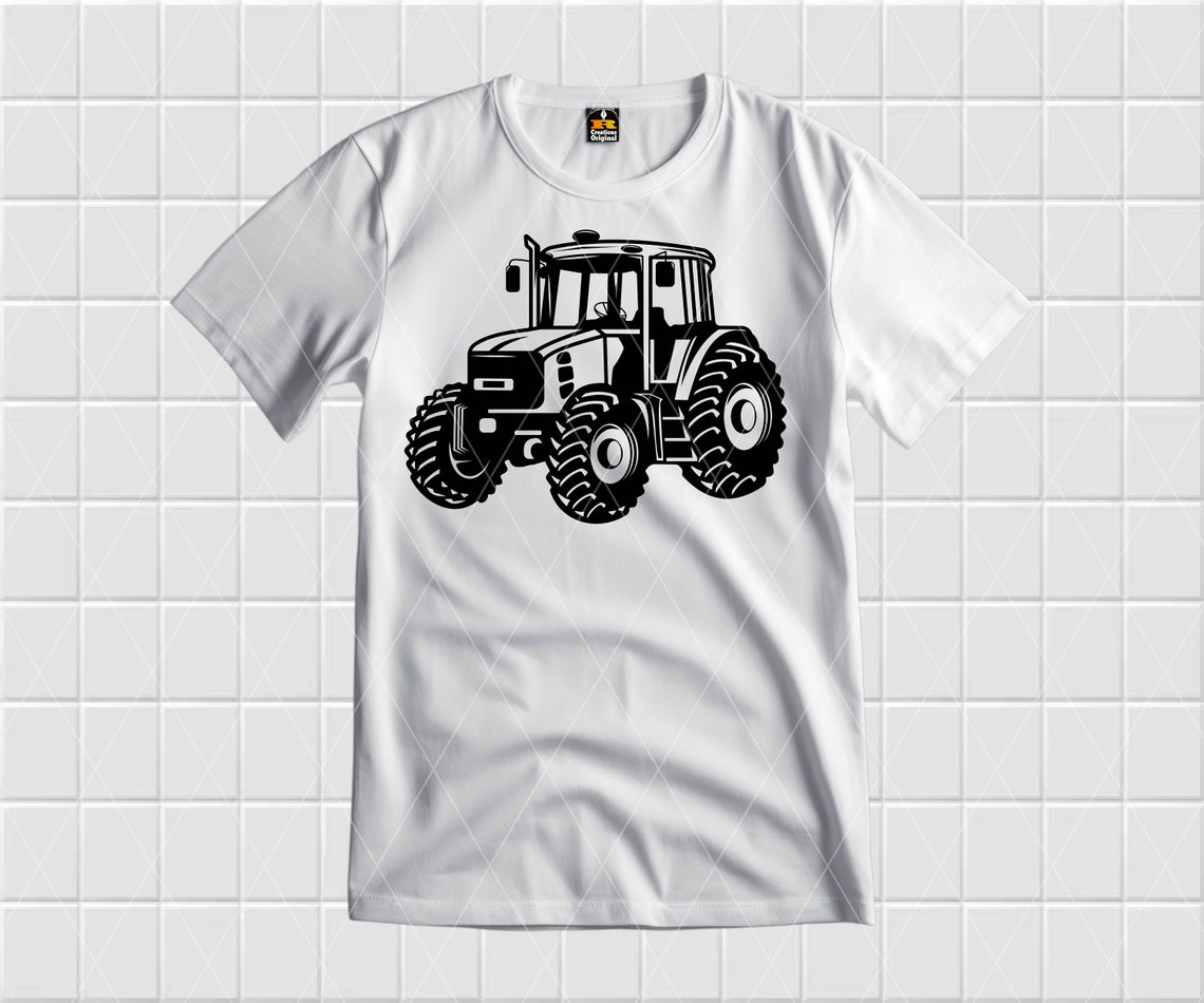 Tractor Svg | Farmer Svg | Farm Vehicle Svg | Tractor Clipart | Tractor ...