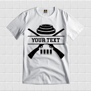 Clay Targets and Shotgun Shells Svg | Trapshooting Svg | Skeet Shooting ...