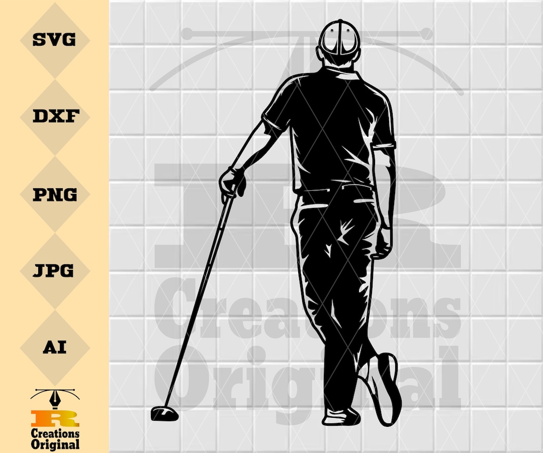Golf Player Svg | Golf Svg | Golf Dad Svg | Golf Club Svg | Golfing Svg ...