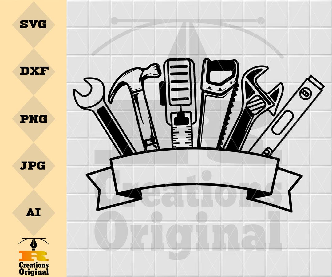 Carpentry Tools Svg | Carpenter Svg | Workshop SVG | Builder Svg ...