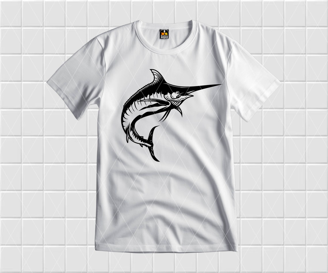 Blue Marlin Fish Svg Marlin Fishing Svg Blue Marlin Svg Sailfish Svg ...