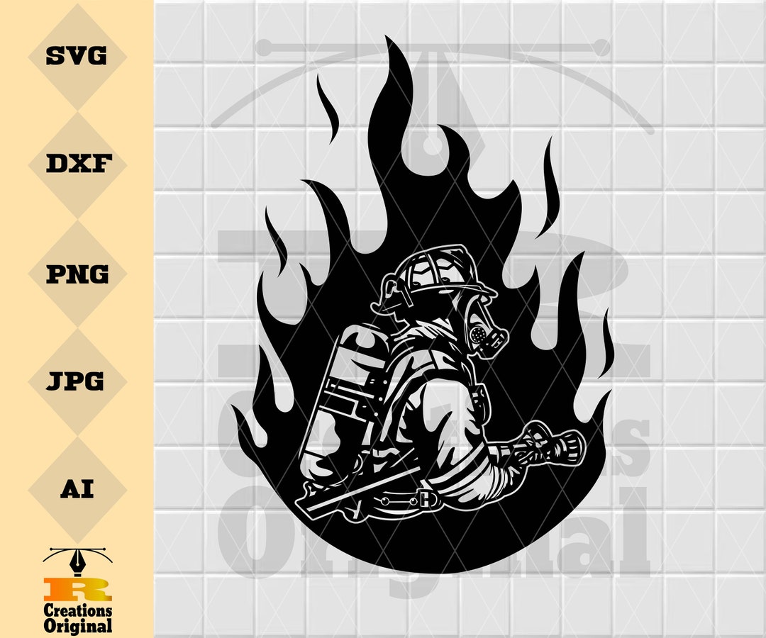 Fire Fighter Svg | Fireman Svg | Firefighter Dad Svg | Rescue Svg ...