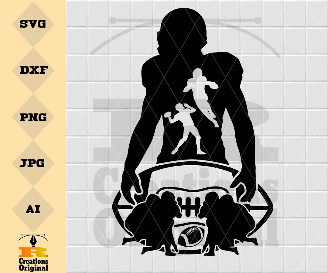 Football Scene Svg Sports Dad Clipart Game Day Shirt Png Player Fan ...