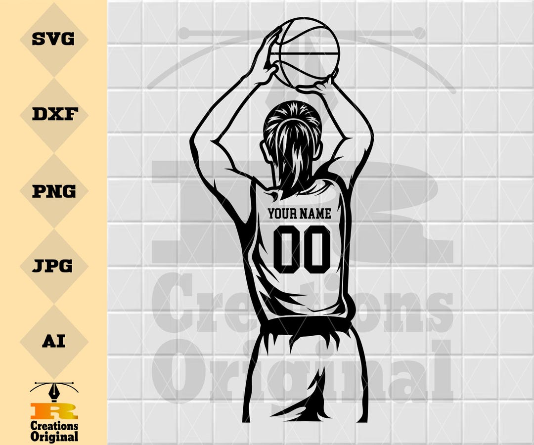 Basketball Player Svg | Personalized Name | Basketball Svg | Basketball ...