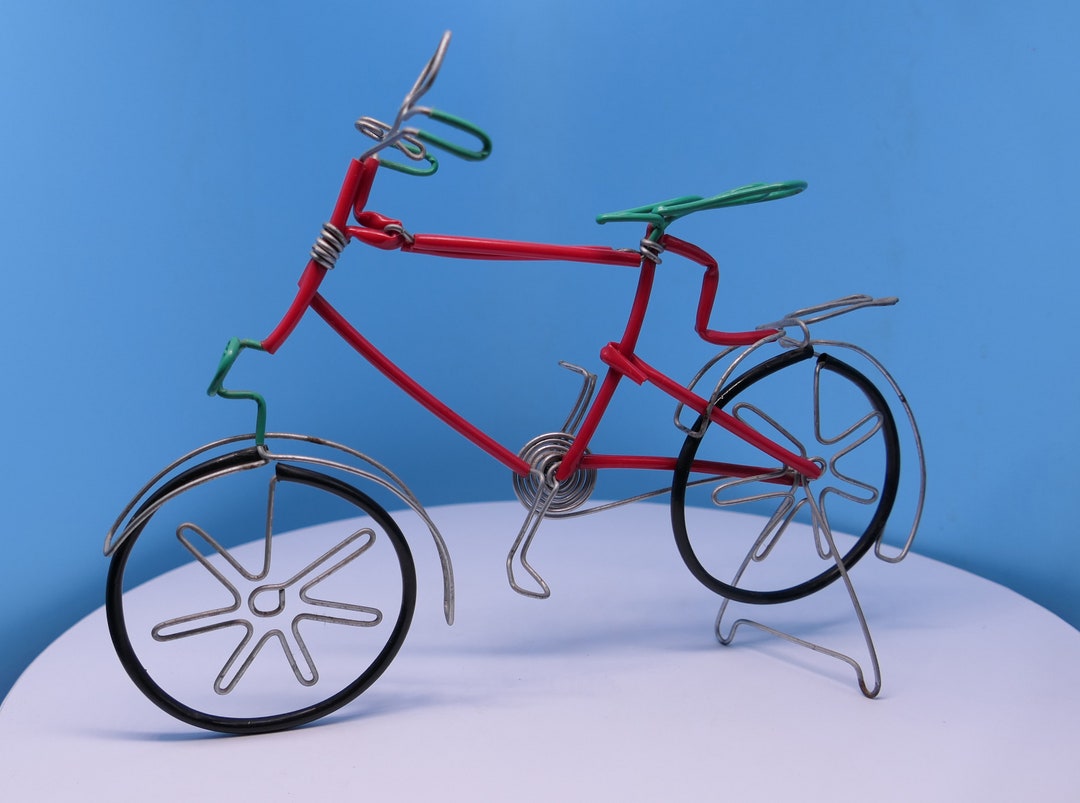 Original Indian Wire Bicycle Sculpture - Etsy