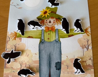 Autumn Scarecrow Counting Activity: Fall Theme, Preschool Math ...