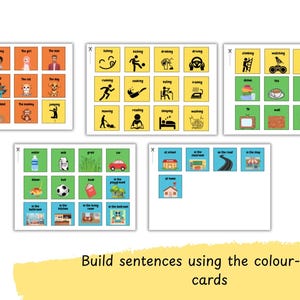 Preschool Colourful Semantics Printables for Kids Classroom Speech ...
