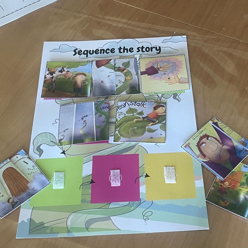 Jack and the Beanstalk Preschool Printable for Homeschooling Story ...