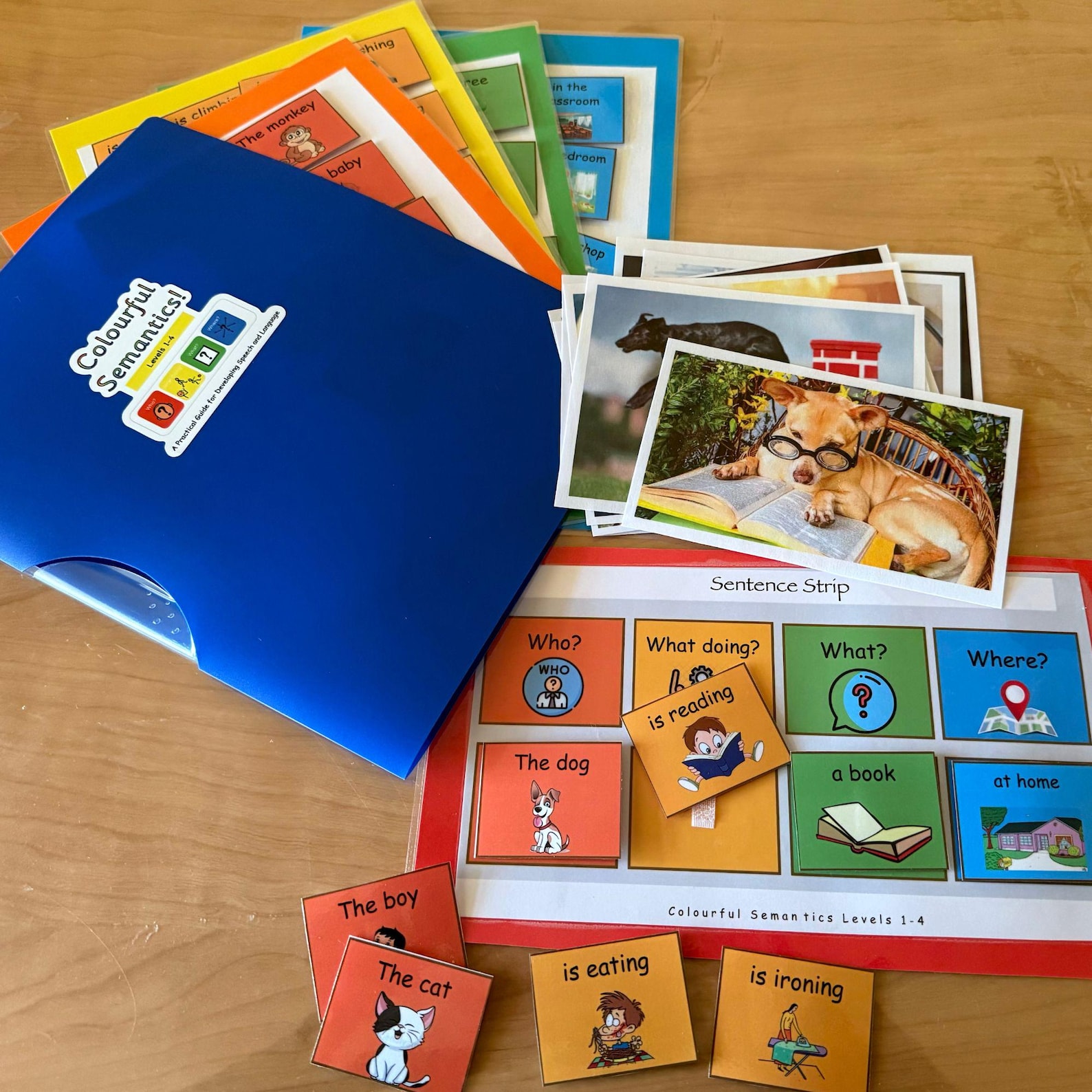 Colourful Semantics Preschool Sentence Building Printables | Speech ...