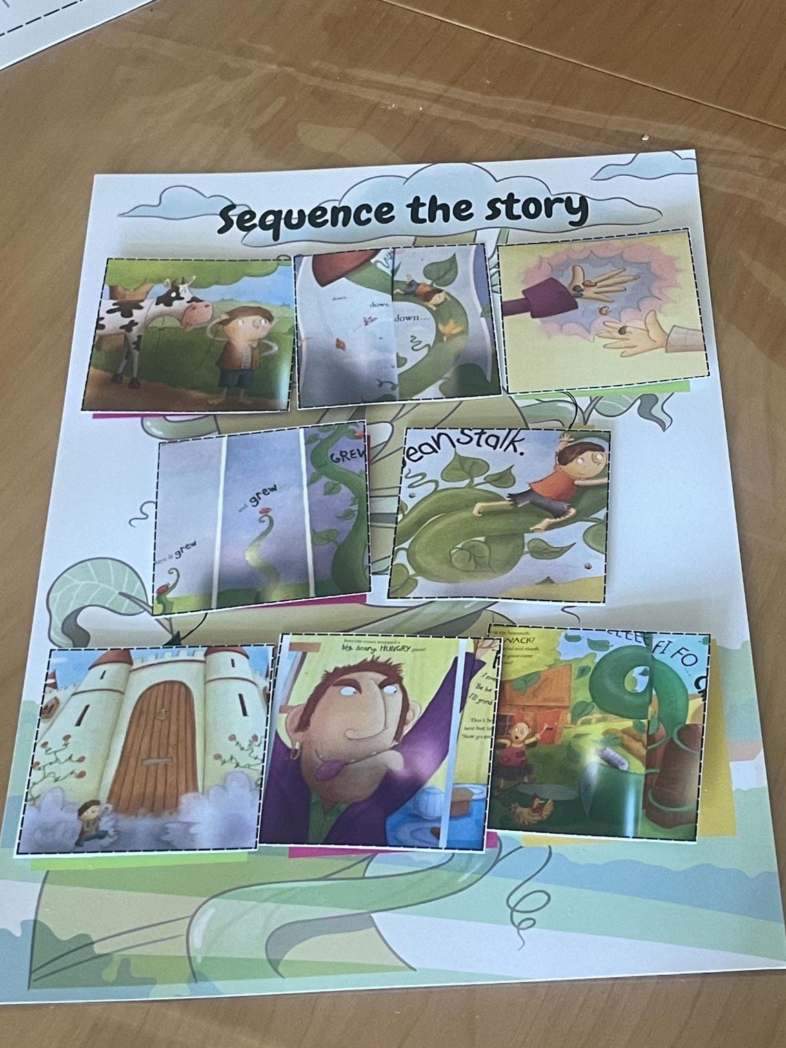 Jack and the Beanstalk Sequencing Activity Printable | Toddler ...