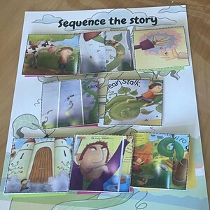 Jack and the Beanstalk Preschool Printable for Homeschooling Story ...