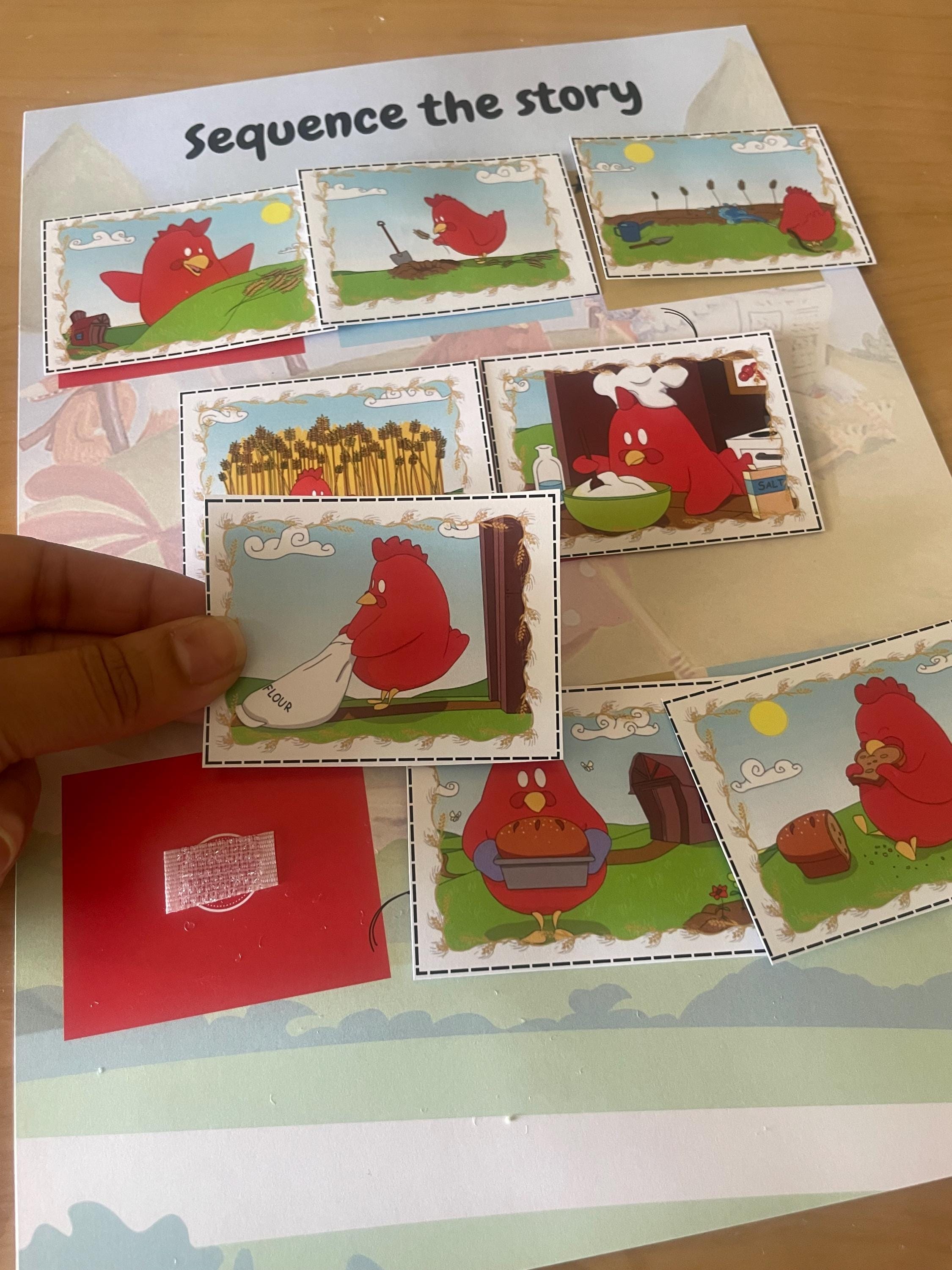 Little Red Hen Sequencing Activity | Preschool Speech & Language ...