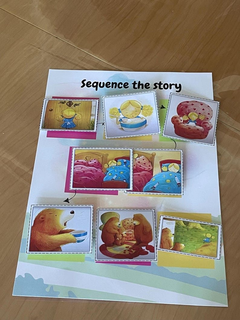Goldilocks and the Three Bears Activity Bundle: Speech Therapy ...