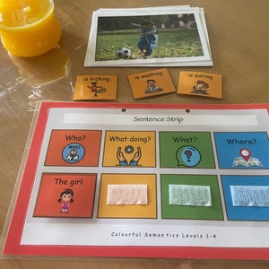 Colourful Semantics Preschool Sentence Building Printables | Speech ...