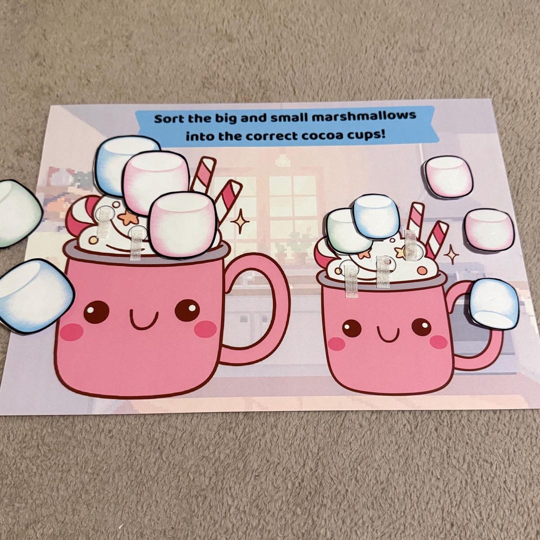 Winter Preschool Activity | Montessori Hot Chocolate Marshmallow ...
