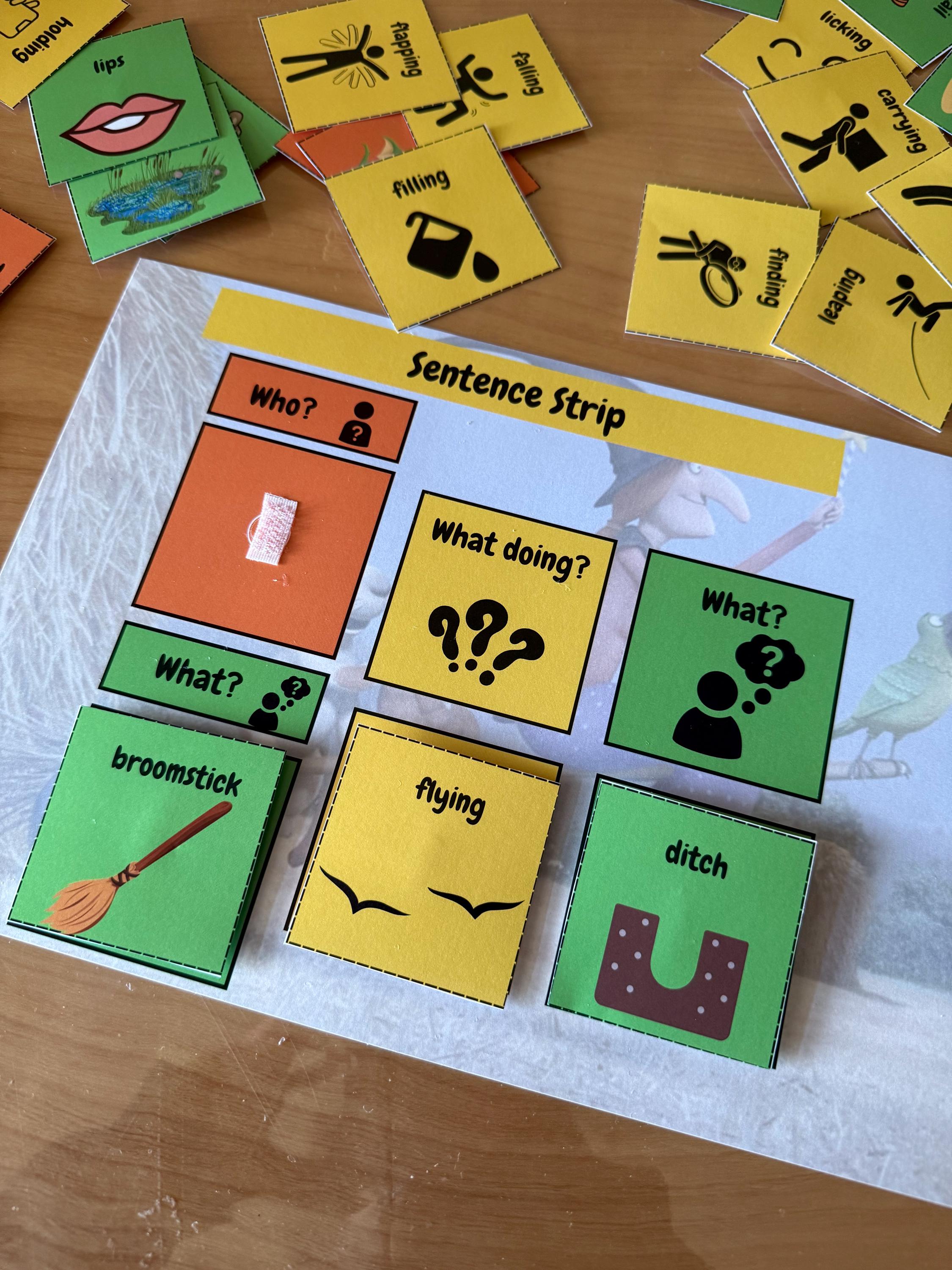 Room on the Broom Activities | Autumn Speech Therapy | Colourful ...