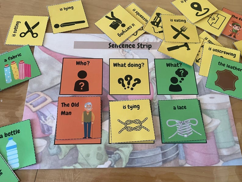 Elves and Shoemaker Winter Story Printable: Preschool Literacy ...