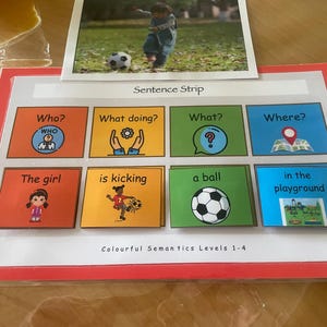 Colourful Semantics Preschool Sentence Building Printables | Speech ...