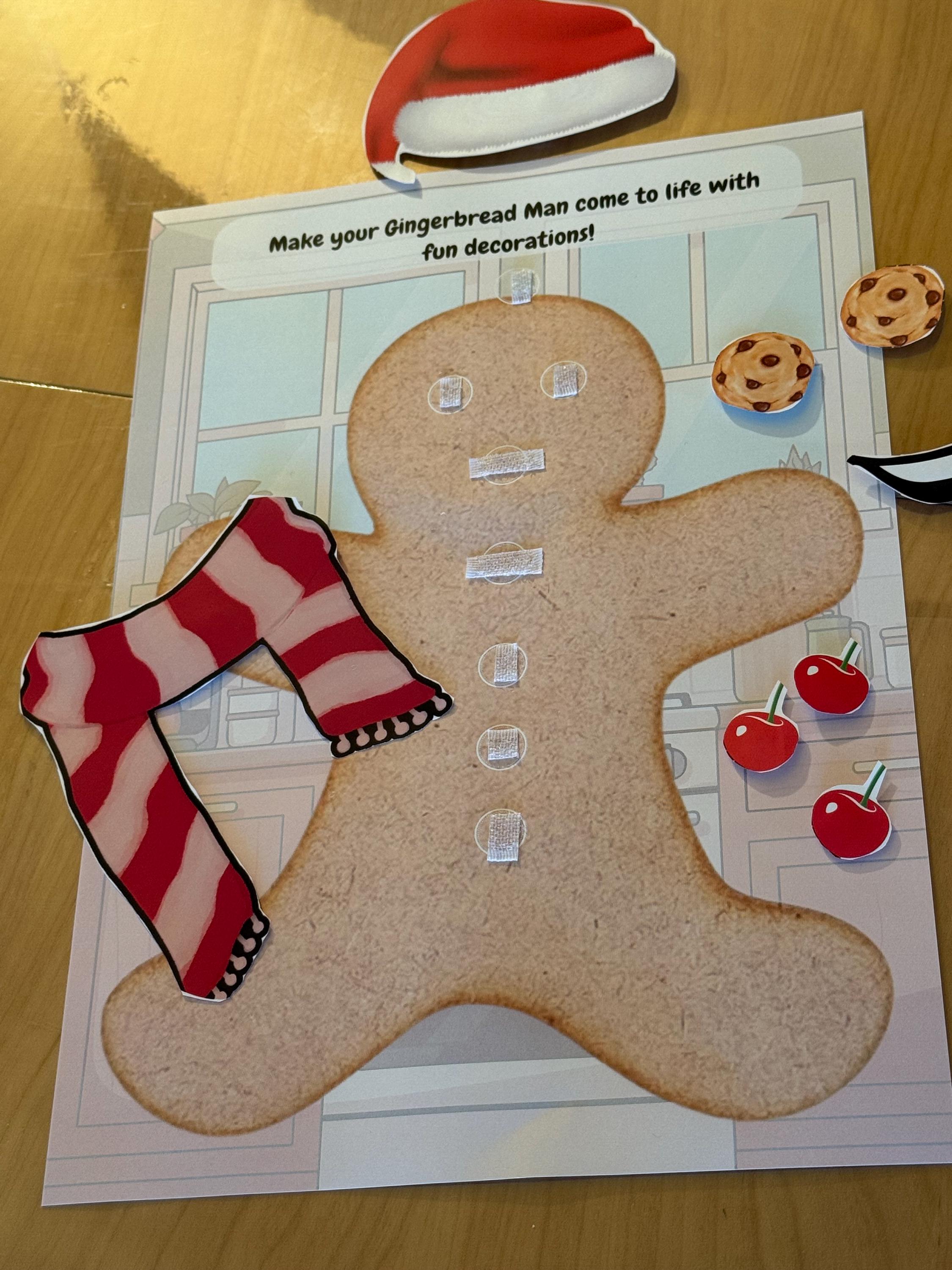 Decorate the Gingerbread Man Printable: Winter Montessori Activity ...