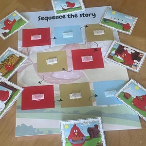 The Little Red Hen Preschool Story Sequencing Printable: Homeschool ...
