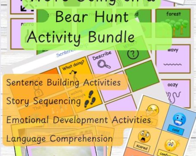 We're Going on a Bear Hunt Story Sequencing Pictures - Etsy Australia