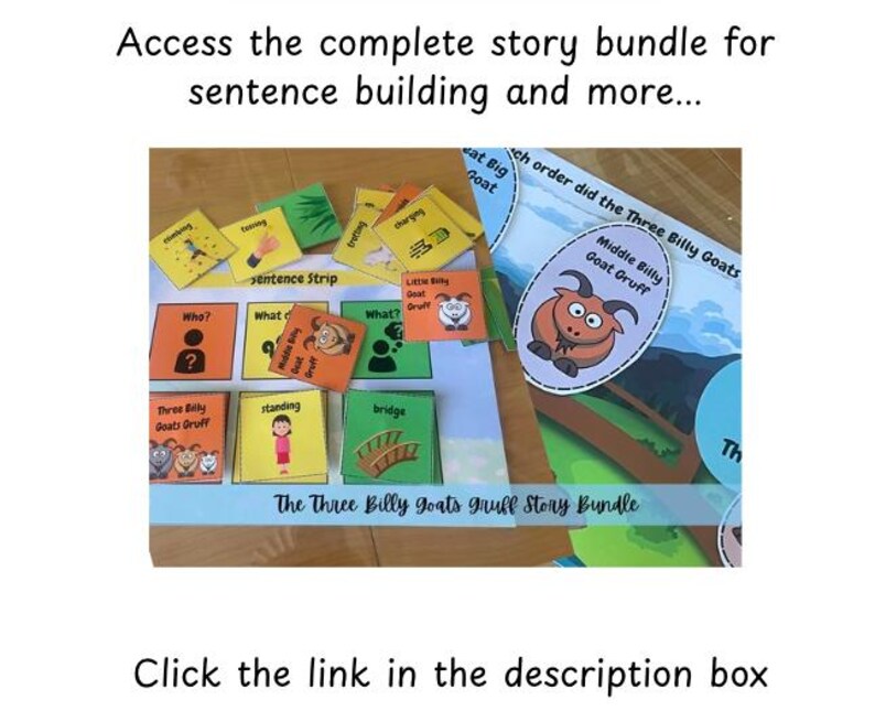 Three Billy Goats Gruff Story Sequencing Activity for Preschool ...