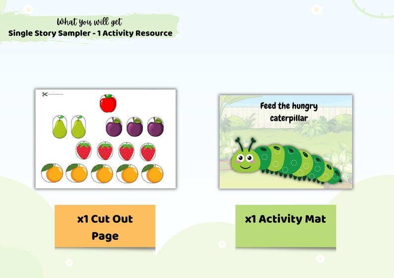 Feed the Hungry Caterpillar Activity | Preschool Speech & Language ...