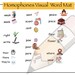 Homophones Visual Word Mat for Primary Children for Vocabulary Building ...